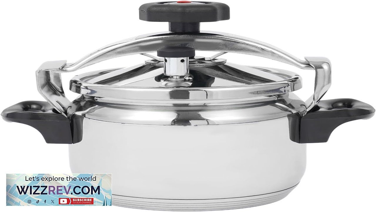 3 Quart Small Pressure Cookers Aluminum Alloy Mini Pressure Canner for ...