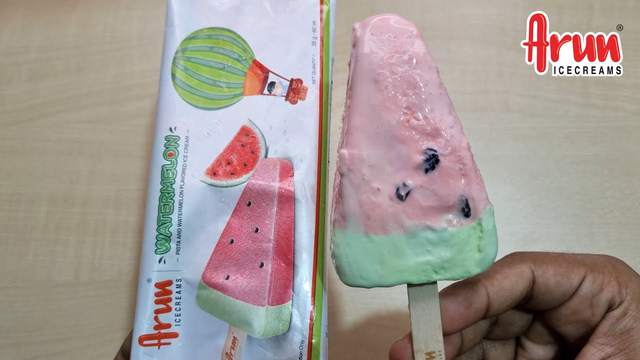 Arun Watermelon & Blackcurrant Flavour Ice Cream | Ingredients, Taste ...