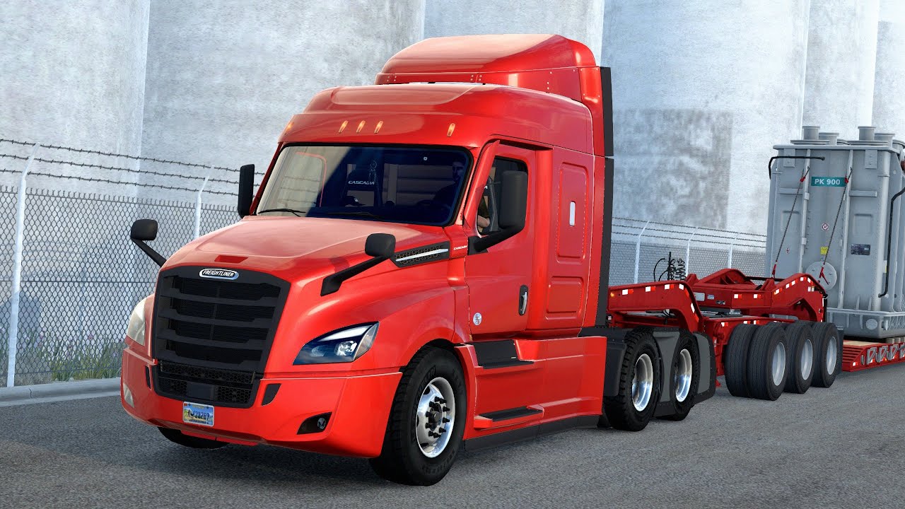 ATS ★ TEXAS ★ Freightliner Cascadia (Integrated Detroit Powertrain DD15 ...