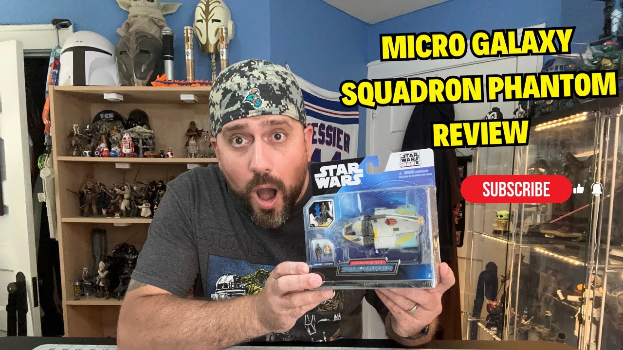 Star Wars Micro Galaxy Squadron Rebels Phantom II Toy Unboxing and ...