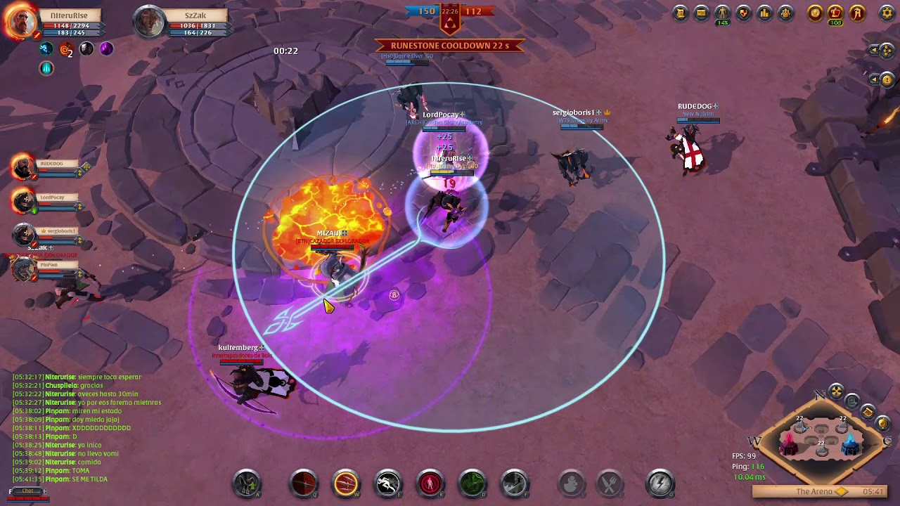 Albion online: PvP Arena match #4 Spear build & zone tank Build - YouTube