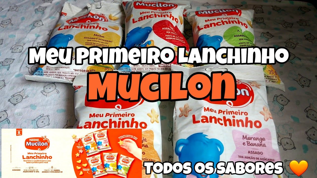 MEU PRIMEIRO LANCHINHO MUCILON 🥰 TODOS OS SABORES 🤩 - YouTube