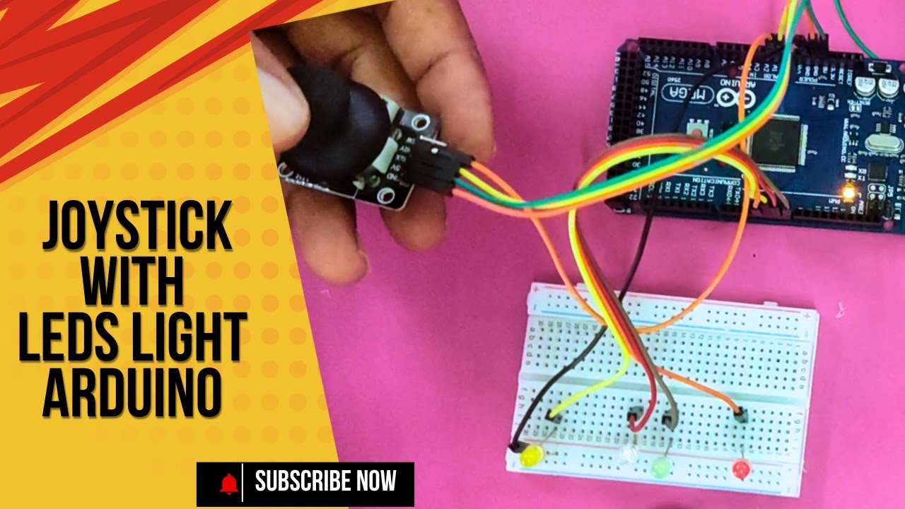 Controlling Leds Using Arduino Joystick Arduino Projects Science