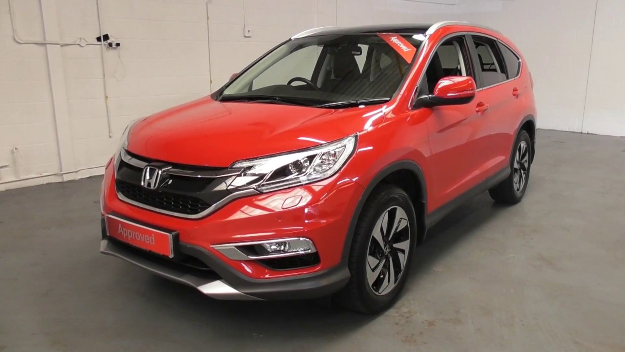 Honda CR-V 1.6 EX finished in Rallye Red , video walkaround ! - YouTube