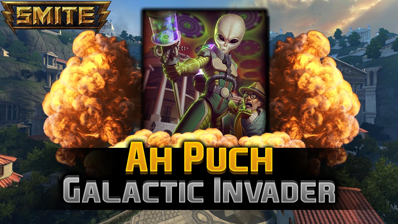 Smite Skin Show #36 Ah Puch "Galactic Invader" - YouTube