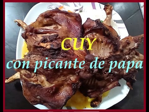 🔴El verdadero CUY con PICANTE de PAPA, estilo CAJAMARCA | Comida ...