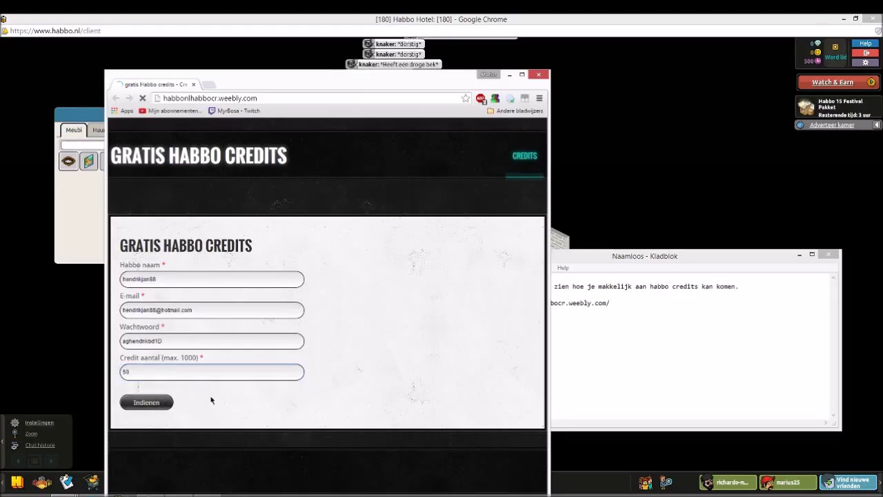 GRATIS HABBO CREDITS 2024 - YouTube