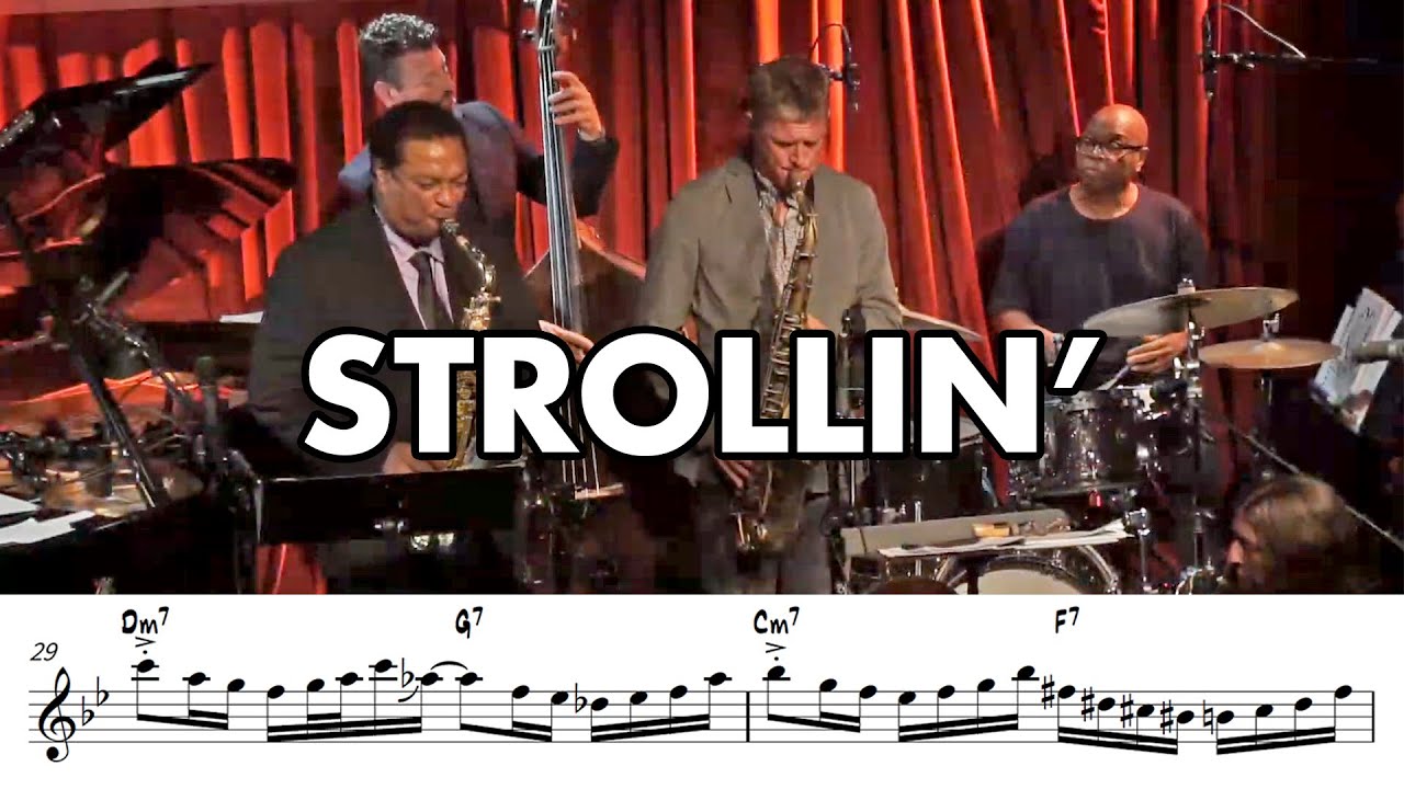 Eric Alexander & Vincent Herring play "Strollin'" | Solo Transcriptions (Bb/Eb) - YouTube