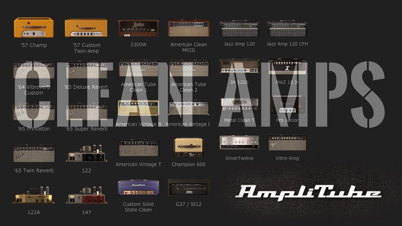 Amplitube Clean Amps Playthrough Demo Rhythm Guitar IK Multimedia - YouTube