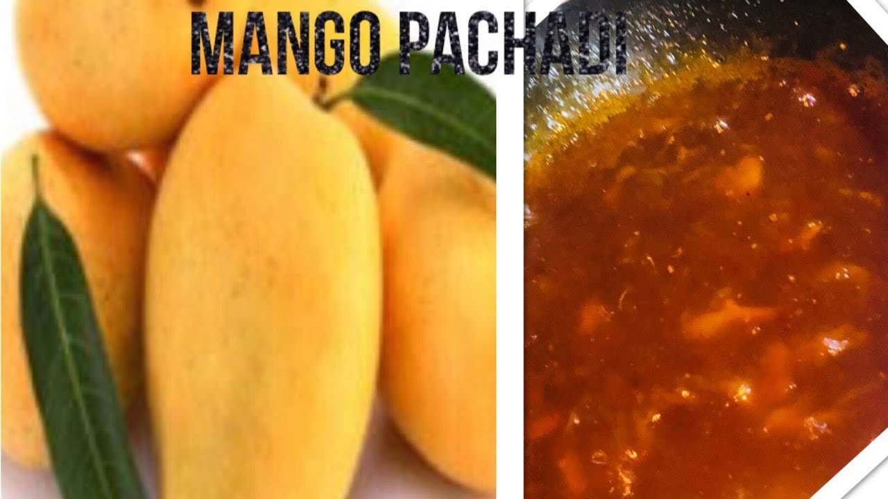 Mango Pachadi || Mango Jaggery Pachadi || मिठाई आम पचाडी || மாங்கா ...