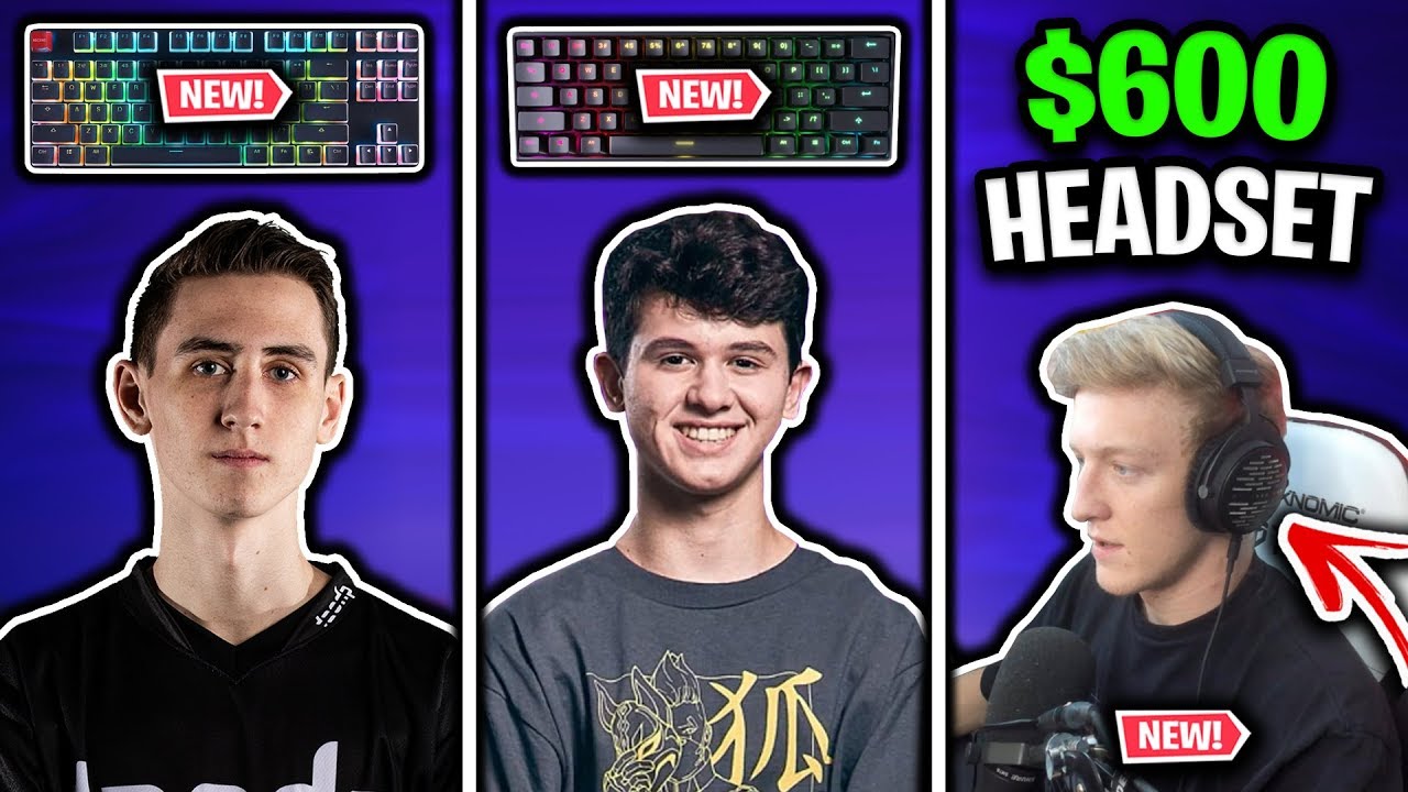 Tfue's NEW $600 Headset, Bugha's NEW Keyboard, Ghost Bizzle's NEW ...