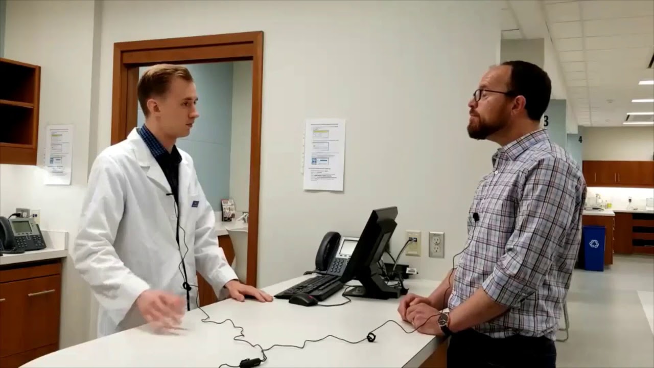 Pharmacist counseling on a prescription refill #2 - YouTube