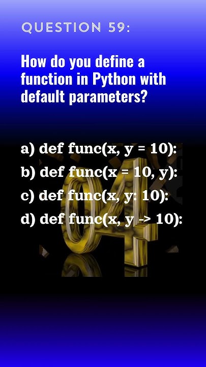 Python Qn. 59 | Python Questions and Answers | Tech NS Arena #programmingquiz - YouTube