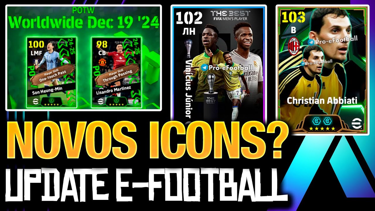 🚨NOVOS ICONS CHEGANDO AMANHÃ OU MAIS DO MESMO NO E-FOOTBALL 2025? - YouTube