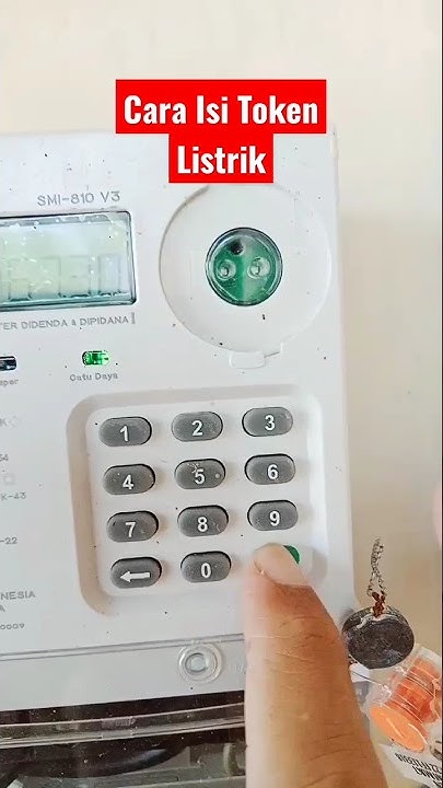 Cara Mudah Isi Token Listrik #purnamagrisale - YouTube