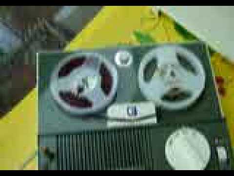 Electra TP-500 rim-drive reel-to-reel recorder. - YouTube