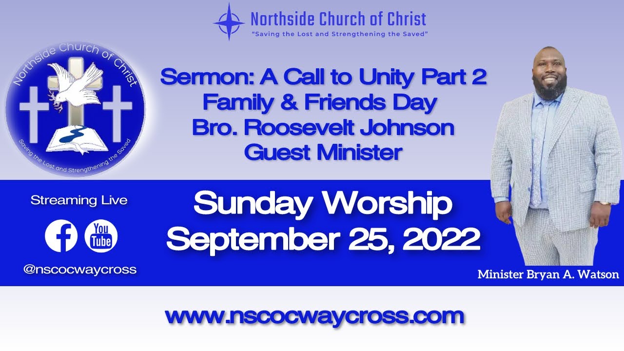A Call to Unity Part 2 9-25-22 - YouTube