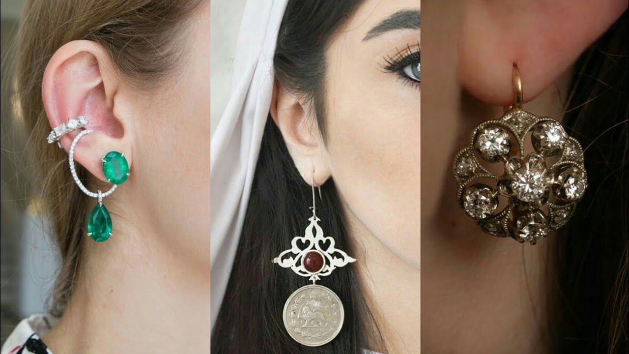 New earnings design for bridal girls and tops design... - YouTube