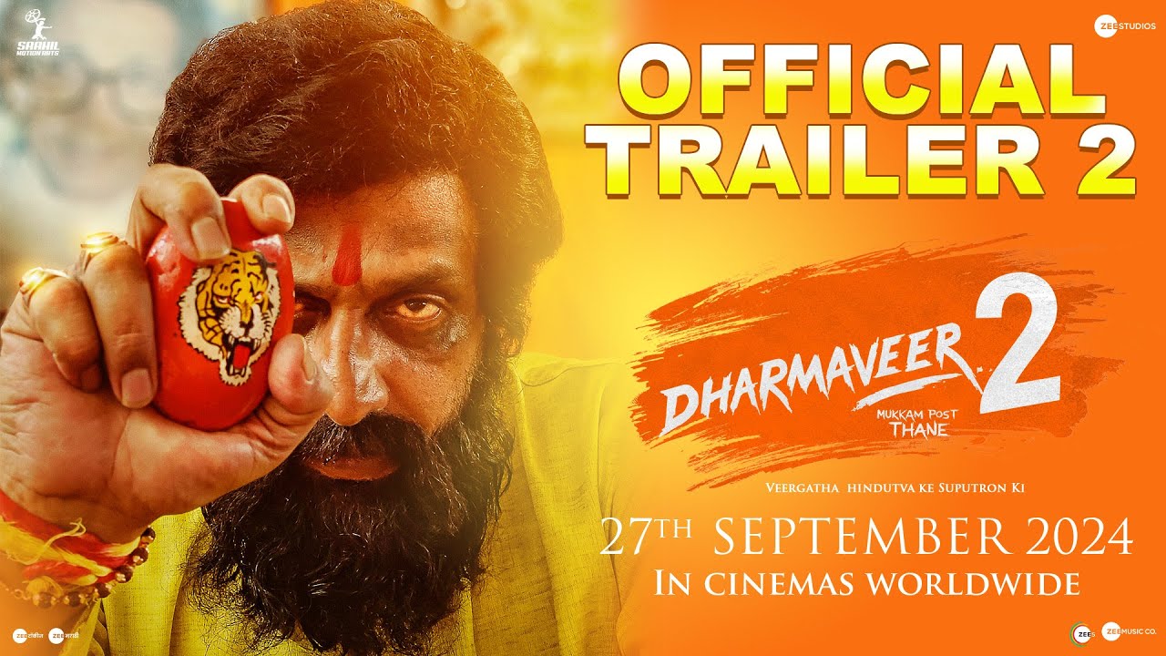 Dharmaveer 2 | Trailer 2 | Hindi | 27 September | Pravin Tarde | Prasad ...