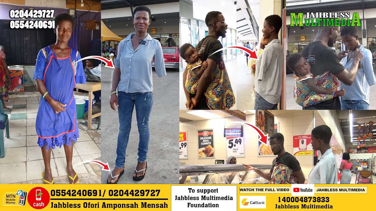 Wao from grass to grace. thanks to friends & partners of Jahbless media for changing her life ...