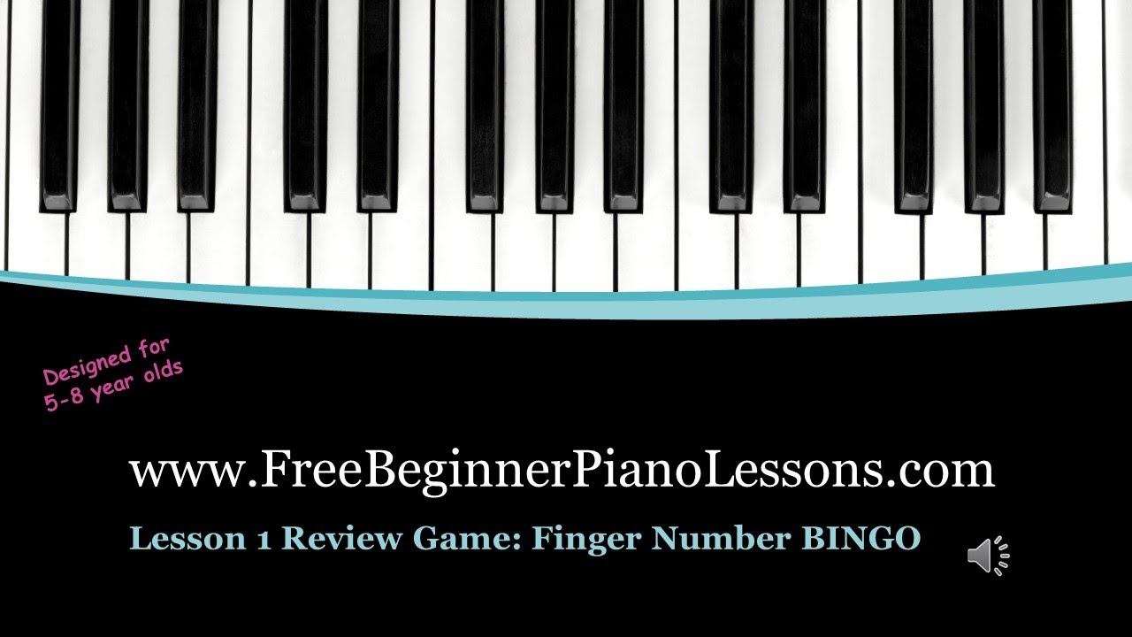 Finger Number BINGO (Lesson 1 Review Game) - YouTube