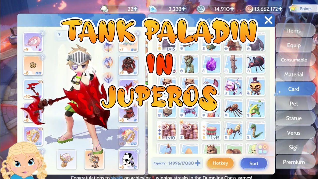 Tank Paladin Juperos: Ragnarok Origin Global - YouTube