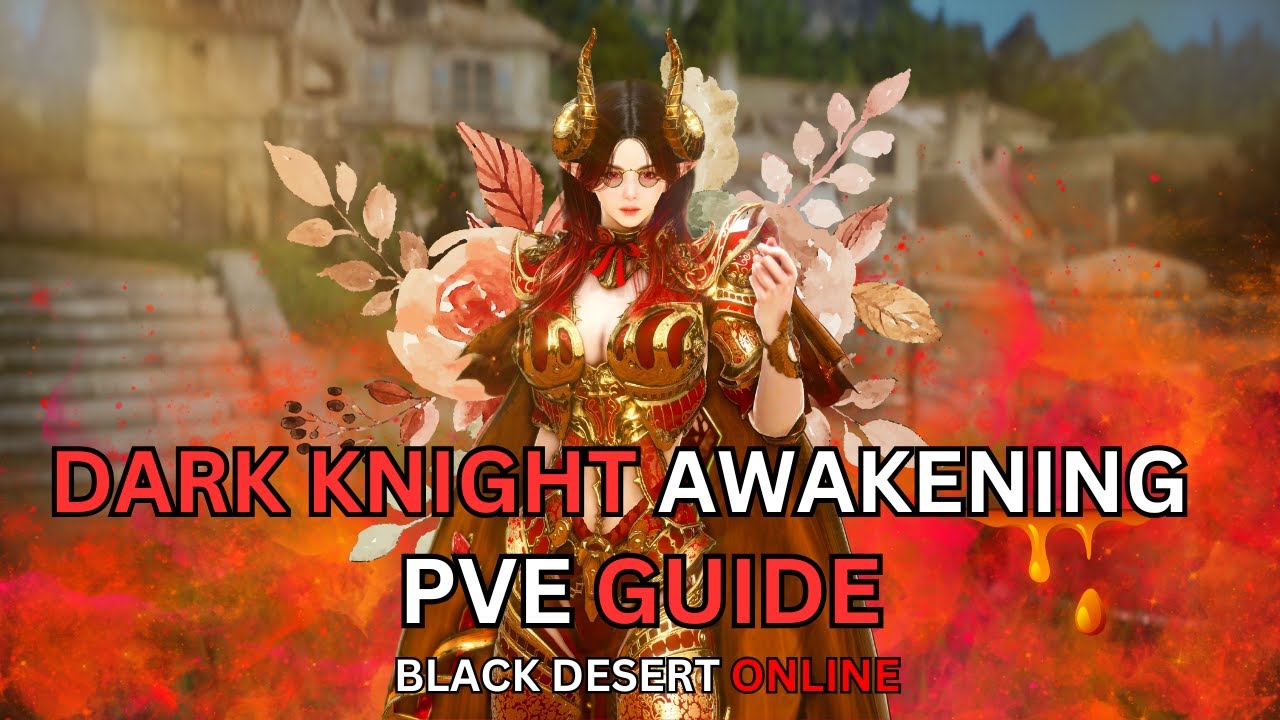 BDO - Dark Knight Awk PVE combo / คอมโบเบื้องต้น - YouTube