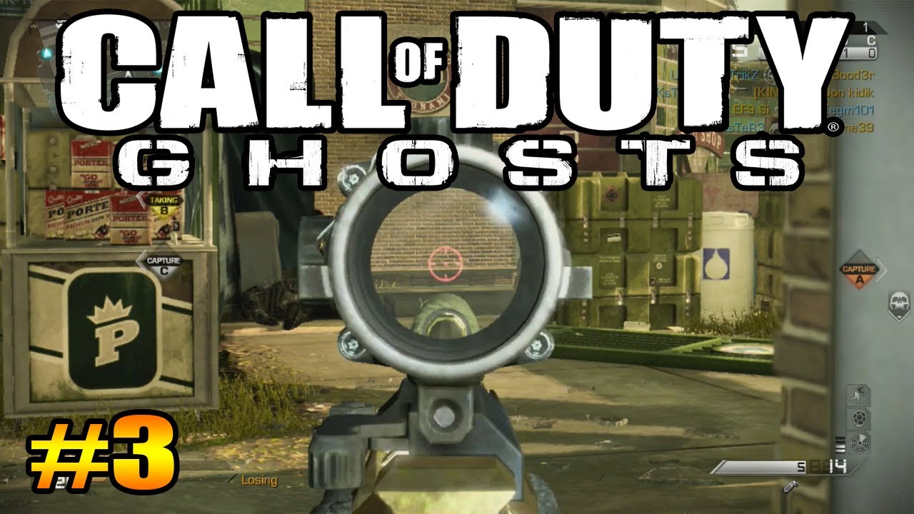 COD Ghosts Live - Acog Silenced Gold L115 Sniper Gameplay - Ghosts ...