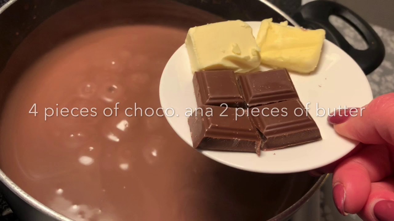 اسهل طريقه لعمل النستله اللذيذه chocolate 🍫 budding - YouTube