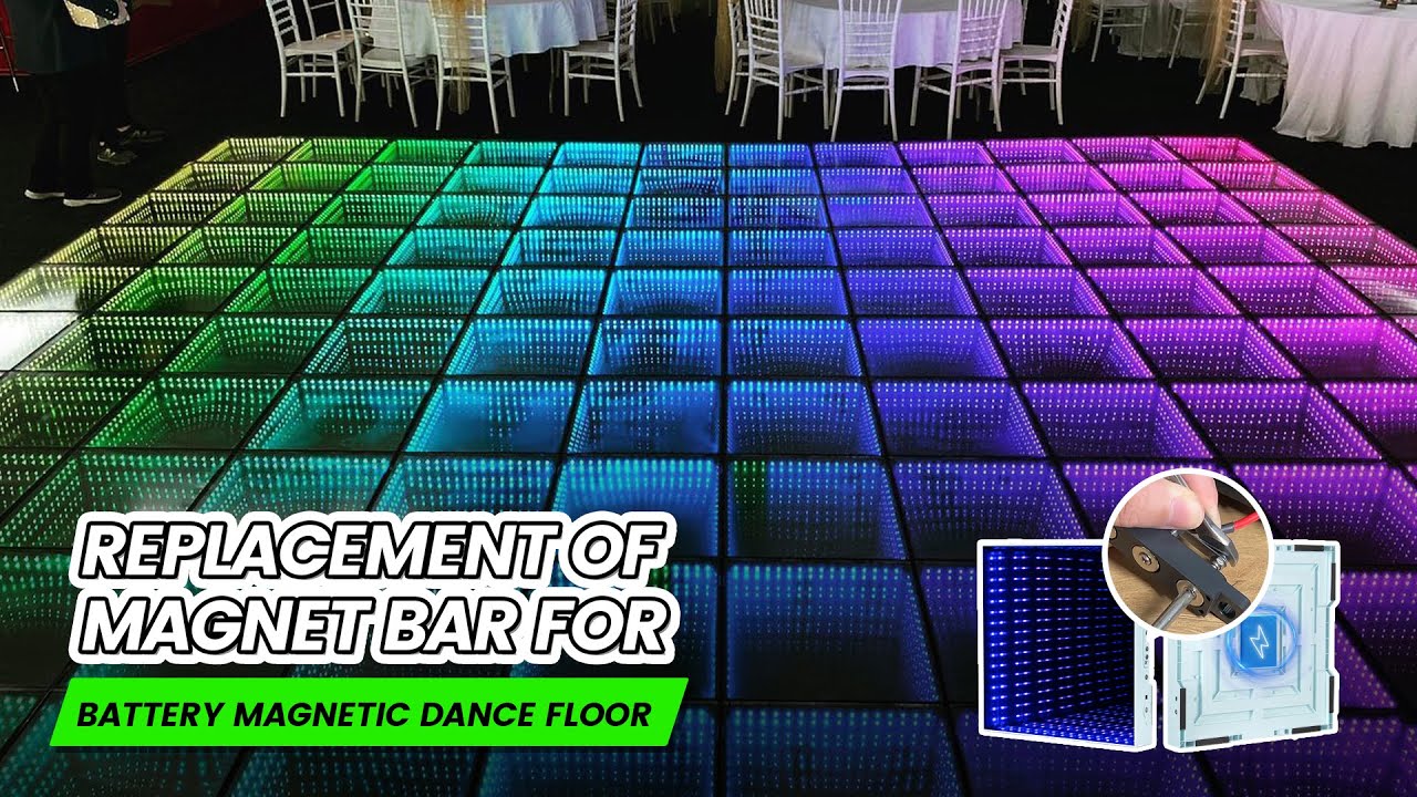 Replacement of TOP Dance Magnet Bar for Battery Magnetic Dance Floor (Animation Video) - YouTube