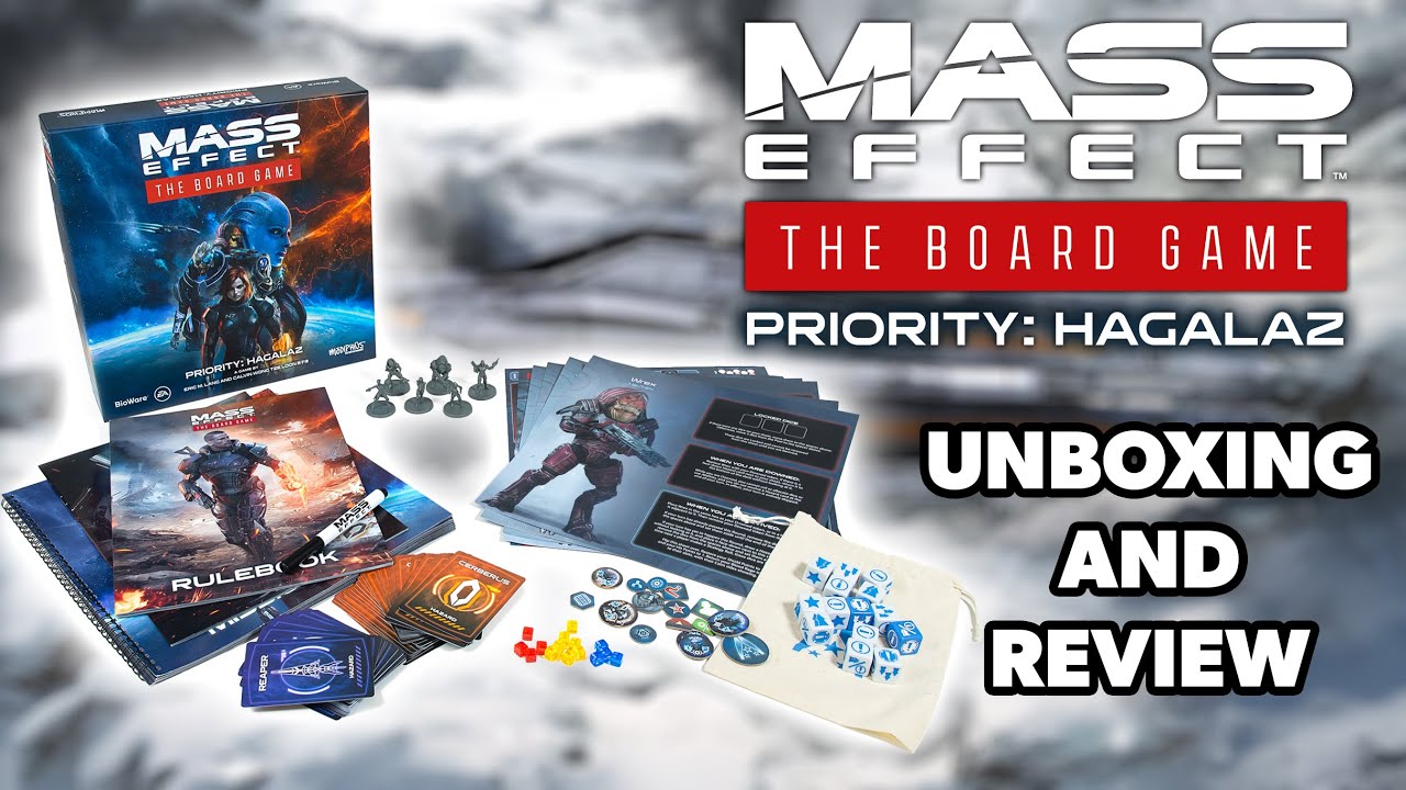 Mass Effect The Board Game Unboxing and Review - YouTube