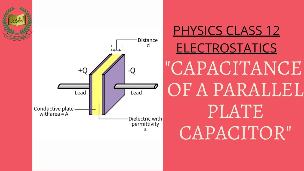 Capacitance of a Parallel Plate Capacitor | Physics Class 12 | Chapter 12: Electrostatics - YouTube