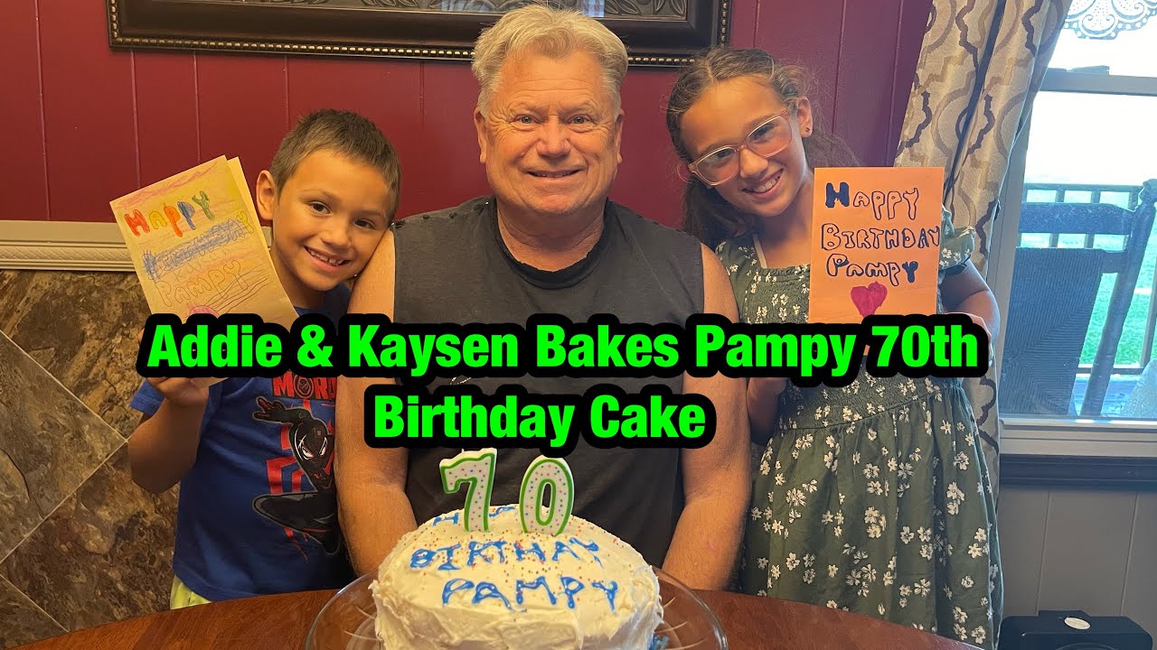 Shhh... It's a Surprise! Addie & Kaysen Bake Pampy’s 70th Birthday Cake ...