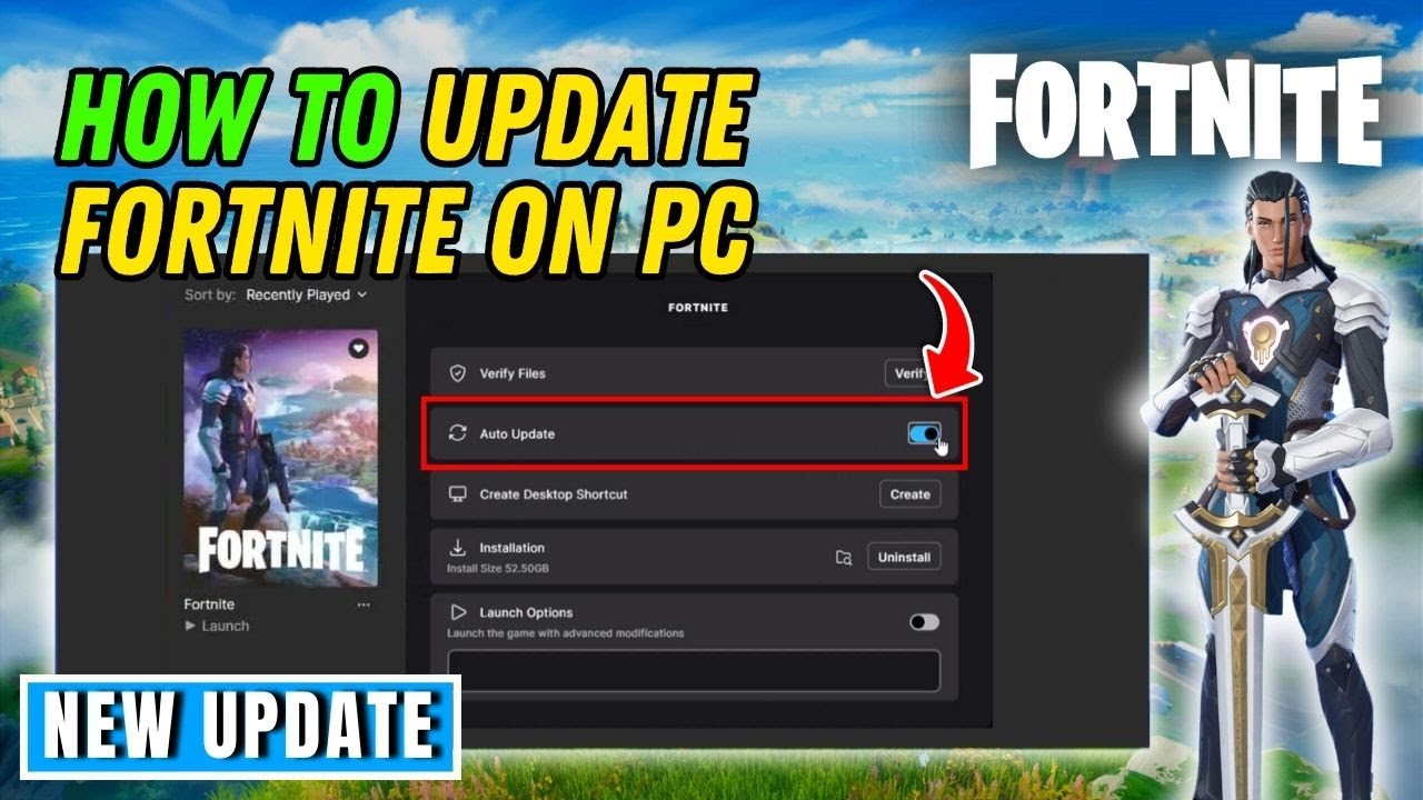 How do I update Fortnite (PC)? - YouTube