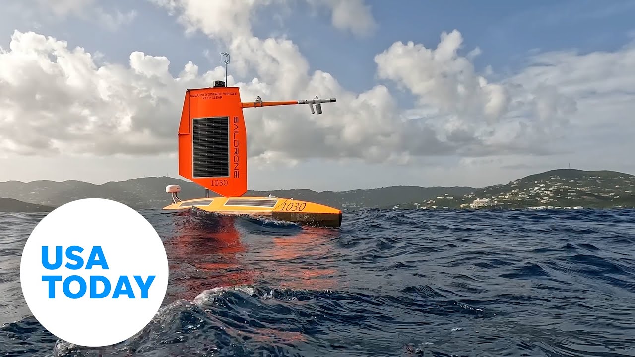 Watch: Drone sailboat drives through Hurricane Debby for data | USA ...