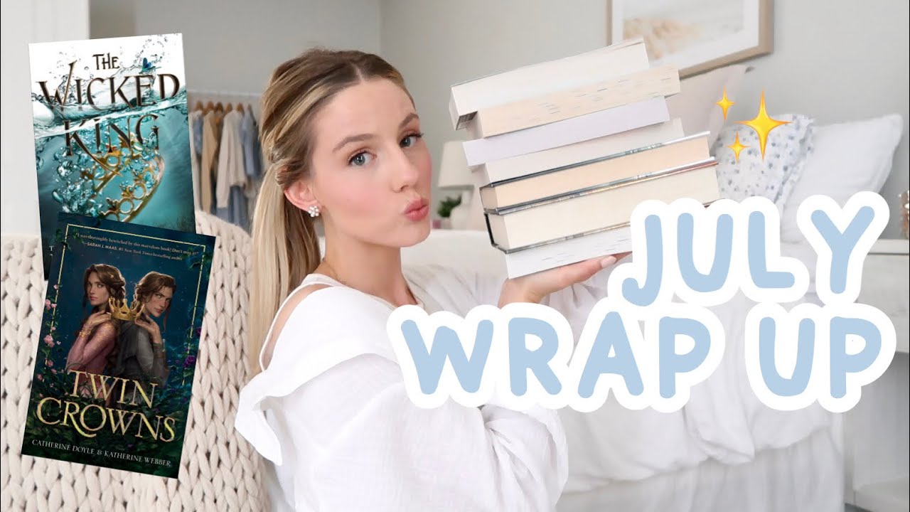 all the books i read in july (monthly reading wrap up) - YouTube