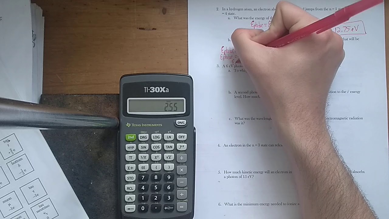 Regents Physics Modern Physics Unit: Atomic Spectra #3 - YouTube