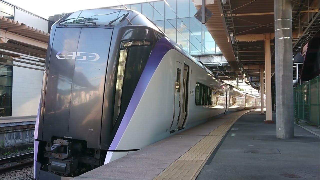 E353系 東芝IGBT-VVVF 山梨市駅 ※音割れ注意 - YouTube