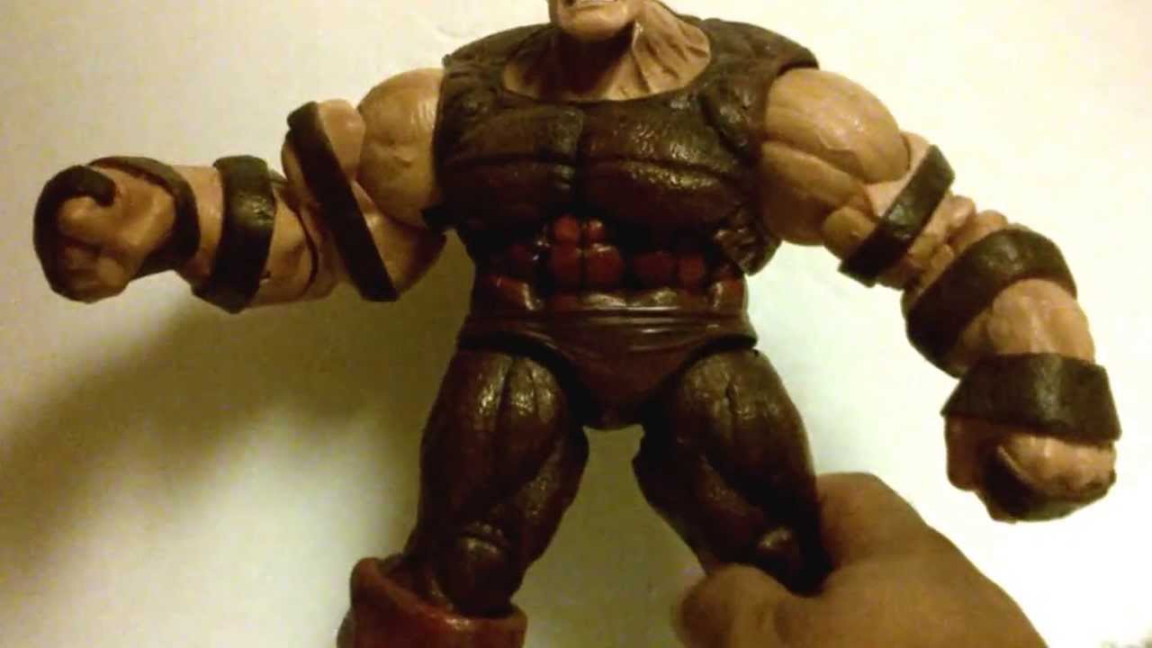 customized helmet for juggernaut variant marvel select - YouTube