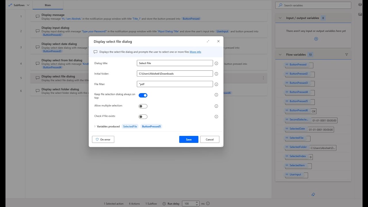 Module 08 : File dialog message box - YouTube