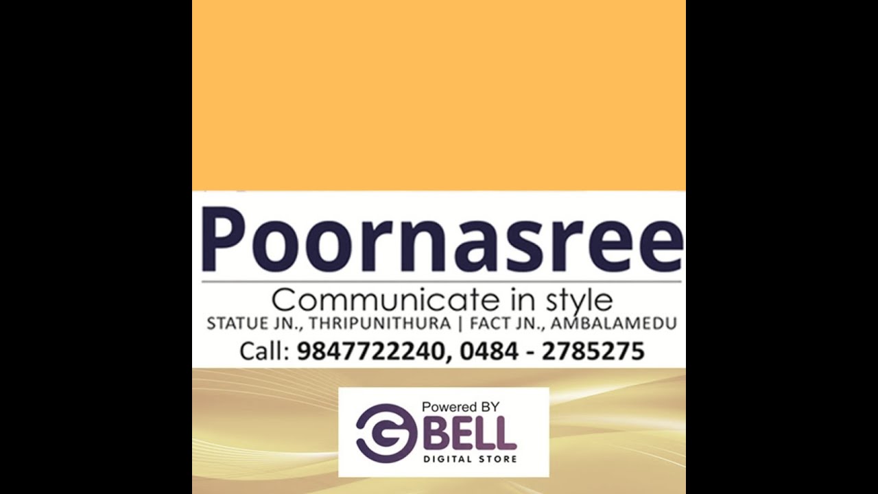 Poornasree Mobile Shop Tripunithura, Kochitalk - YouTube