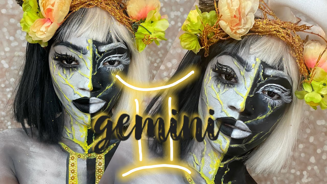 Gemini Makeup Look - YouTube