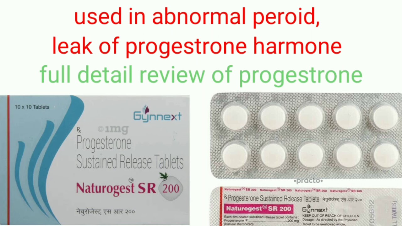 Naturogest SR 200 tablet full review, progesterone Harmon full detail ...