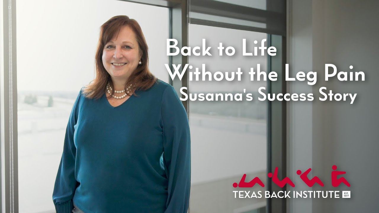 Back to Life, Without the Leg Pain! Susanna's Success Story After ...