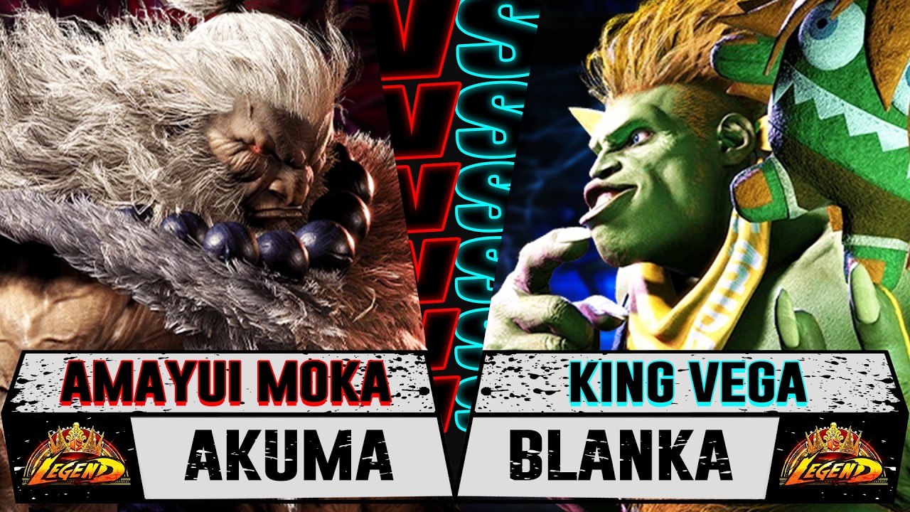 Amayui Moka (Akuma) vs King Vega (Blanka) - Street Fighter 6 - YouTube