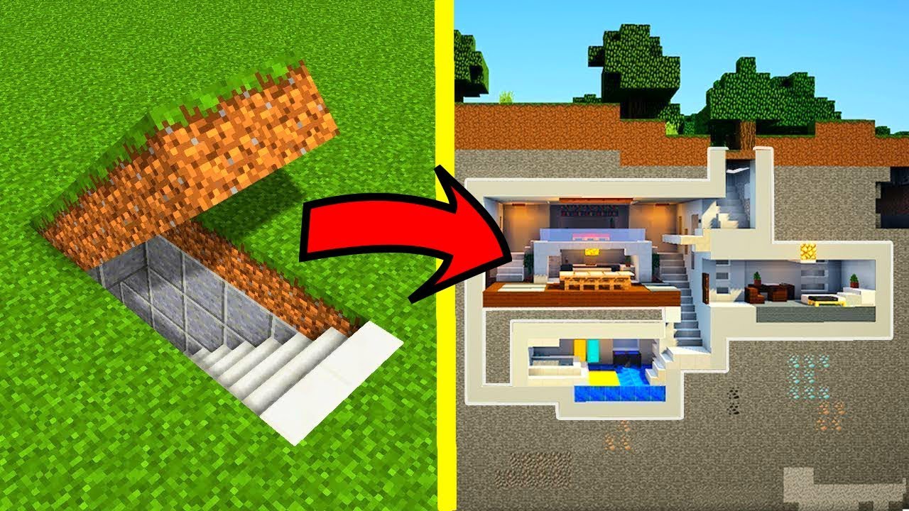 LA MEJOR BASE SECRETA DE MINECRAFT 😱 EL BÚNKER DE MIKECRACK - YouTube