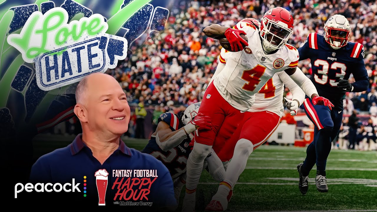 Berry's Week 16 WR/TE Love/Hate: Rashee Rice, David Njoku | Fantasy ...