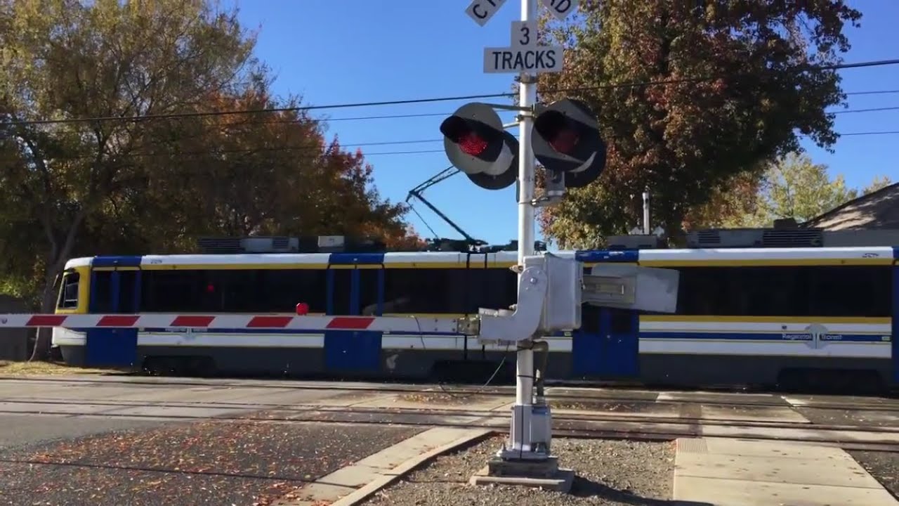 W Street, SACRT Light Rail CAF, Sacramento CA - YouTube
