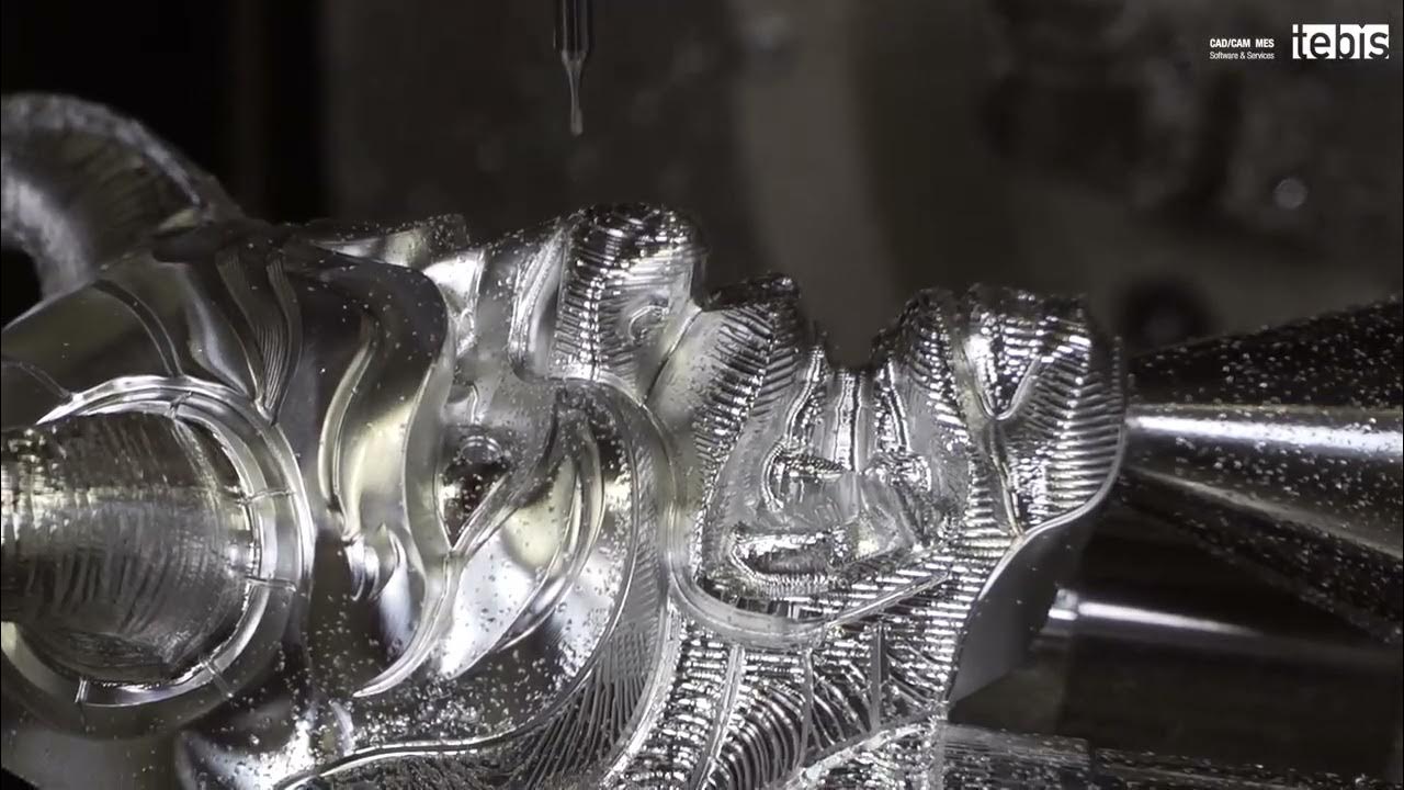 Tebis #cadcam for Perfect Toolpaths Surface Finish - YouTube