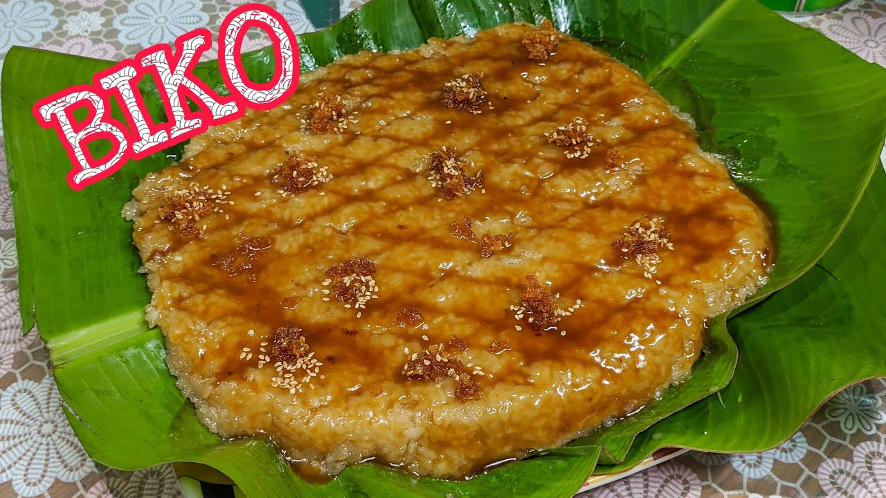 BIKO || Filipino sweet sticky rice dessert - YouTube